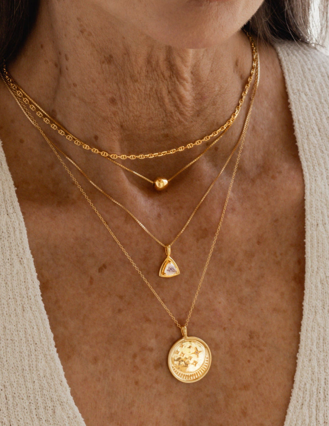 Franz Necklace Rhodium – Sarah Mulder Jewelry